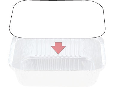 Foil 7419 Board Lid 448 (Carton 500) – Packaging Direct Australia