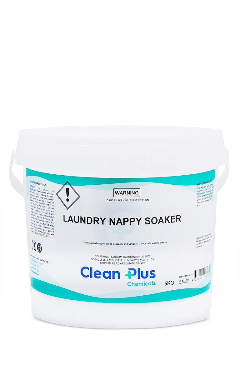 Laundry Nappy Soaker Clean Plus 20 Kg – Packaging Direct Australia