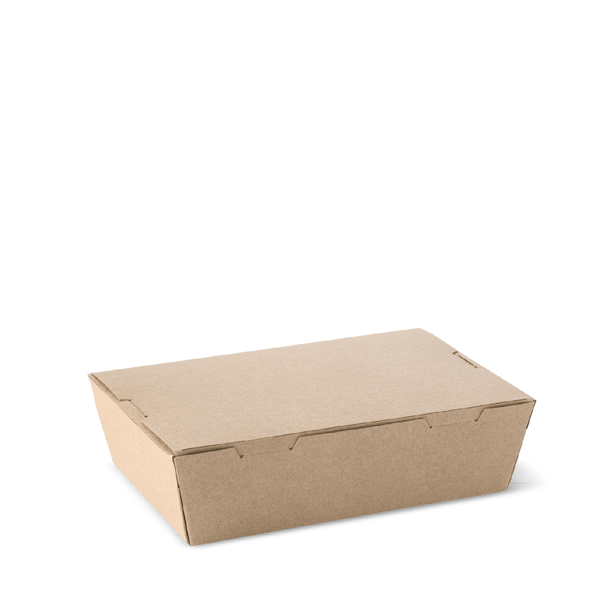 Detpak Lunch Box Medium Brown (180mm x 120mm x 50mm) (Carton 200 ...