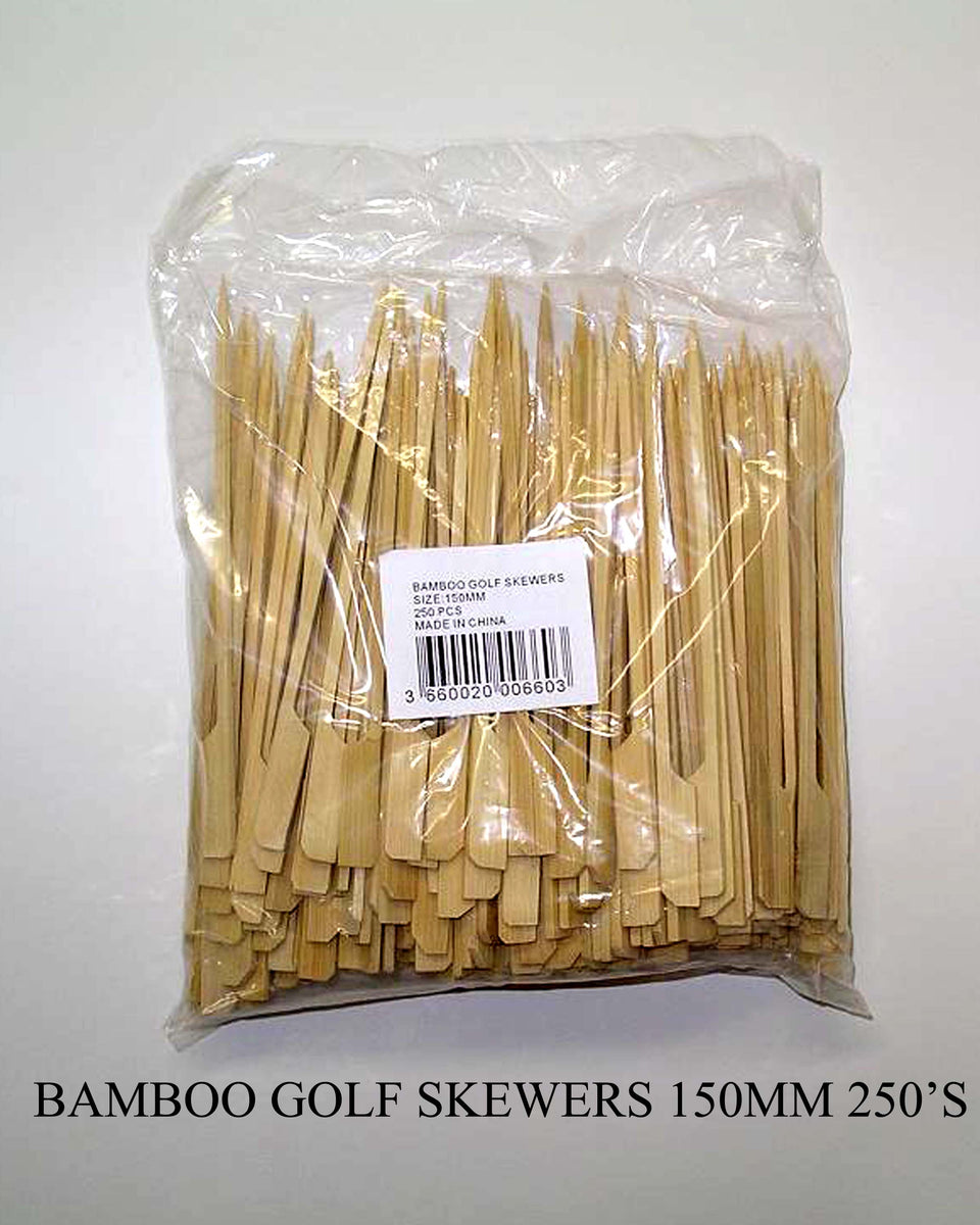Skewer Golf Bamboo (250 Pieces) – Packaging Direct Australia