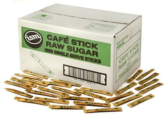 Pc Raw Sugar Sticks (Carton 2000) – Packaging Direct Australia