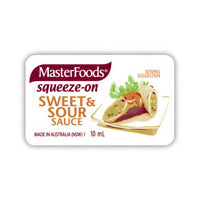Sauce P/C Sweet & Sour Squeeze On (Carton 100) – Packaging Direct Australia